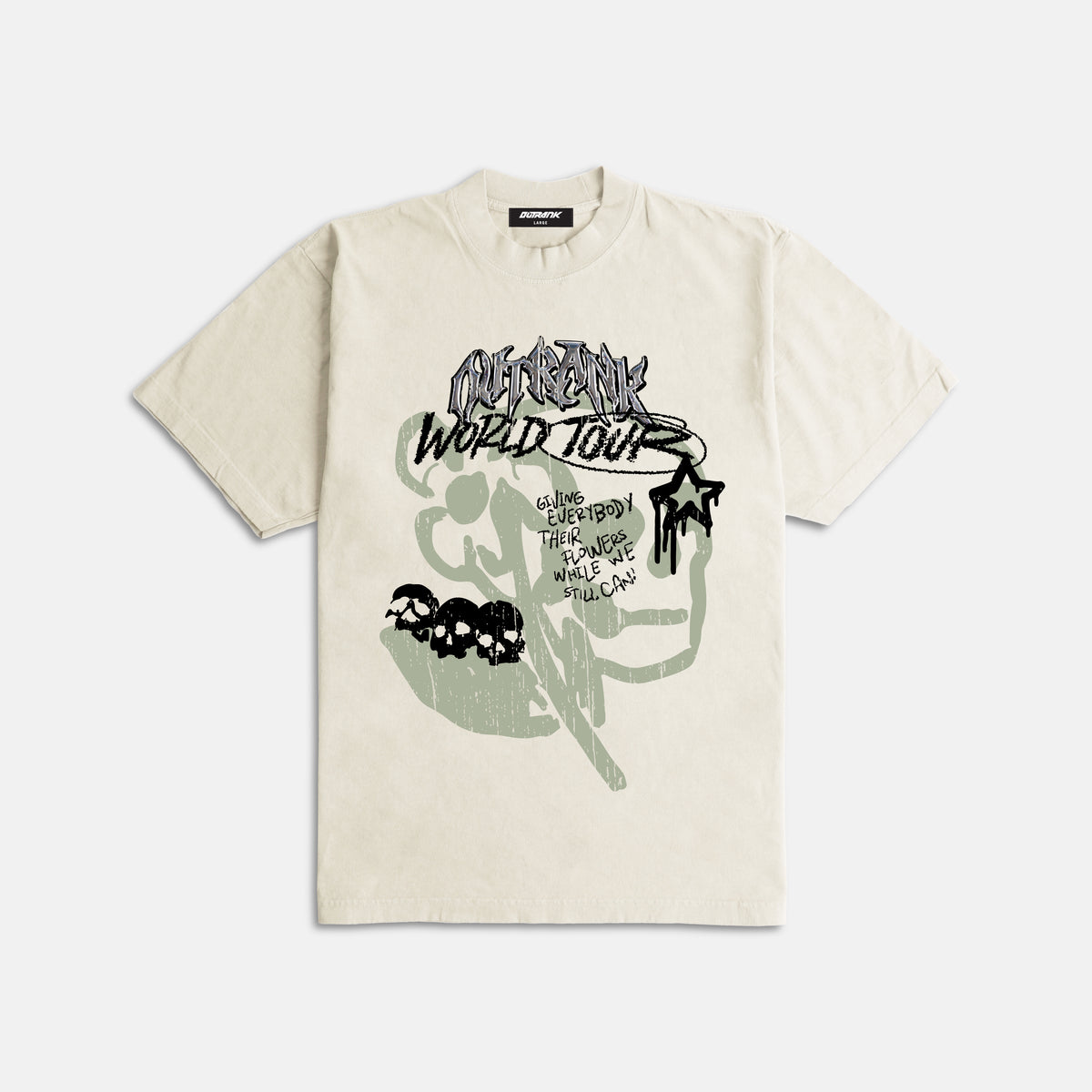 World Tour Ultra Heavyweight T-shirt – Outrank Brand