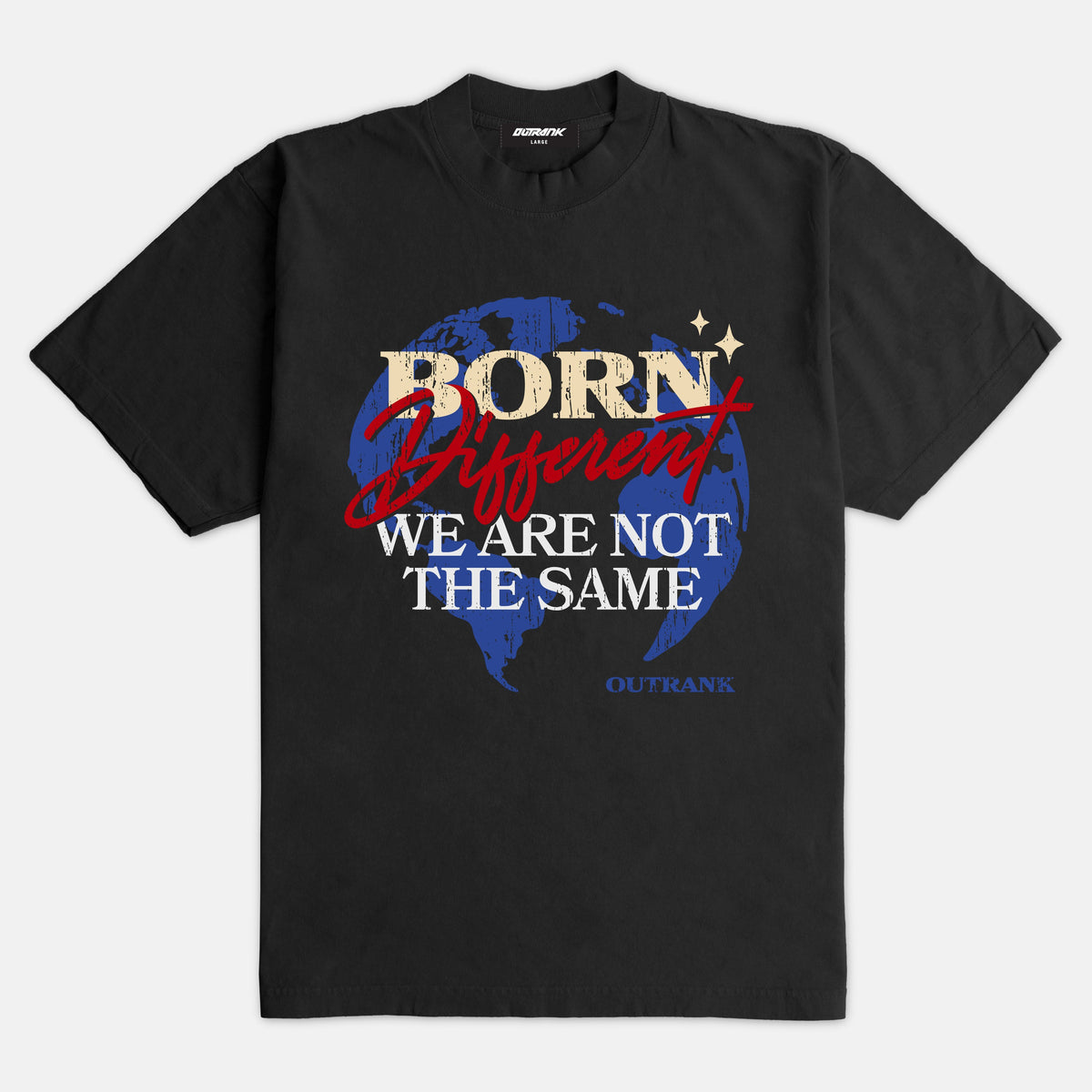 Born Different Ultra Heavyweight T-shirt – Outrank Brand