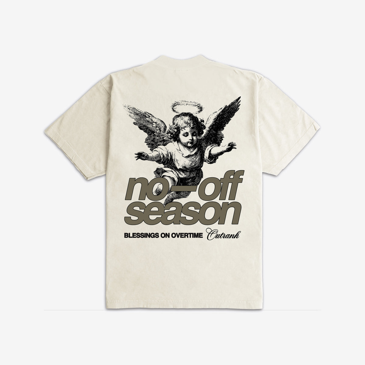 No - Off Season Ultra Heavyweight T-shirt – Outrank Brand