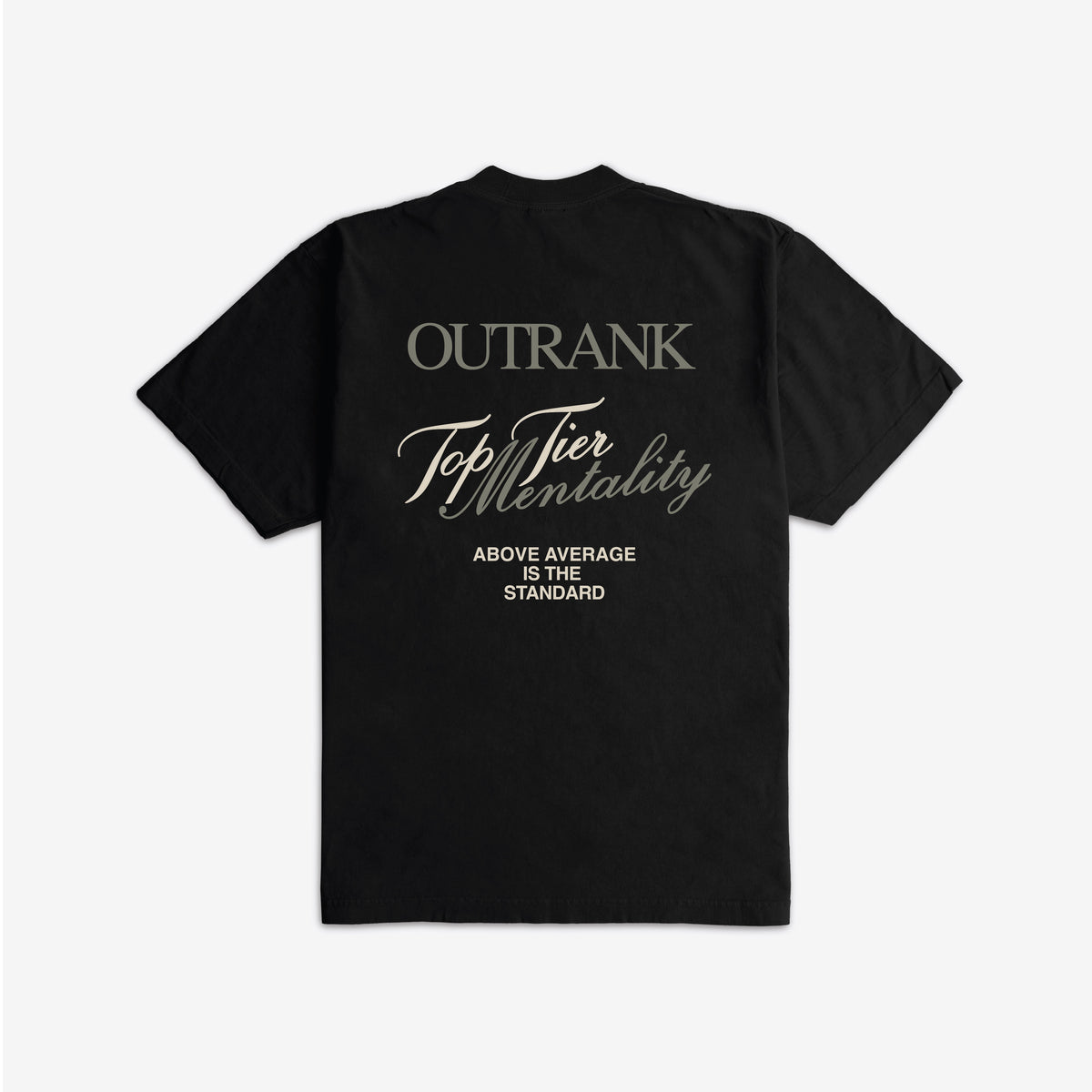 Top Tier Mentality Ultra Heavyweight T-shirt – Outrank Brand